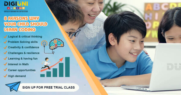 8 REASONS WHY YOUR KID SHOULD LEARN CODING CLASS AT DIGIUNI JUNIOR - DigiUni Vietnam