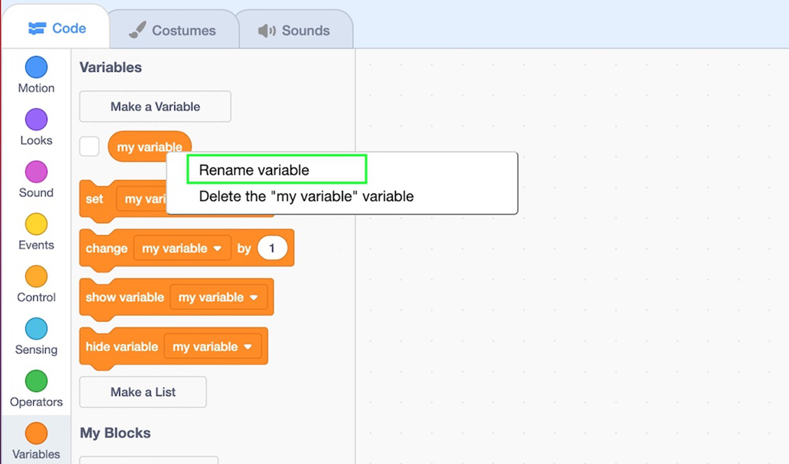 Các biến trong Scratch và cách sử dụng - DigiUni Vietnam