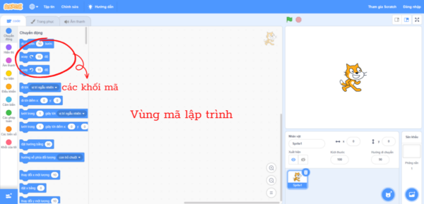 Tạo dự án Scratch cho người mới bắt đầu cùng DigiUni (Phần 1) - DigiUni ...