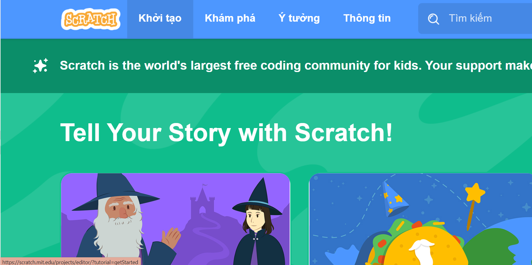 Tạo dự án Scratch cho người mới bắt đầu cùng DigiUni (Phần 1) - DigiUni ...