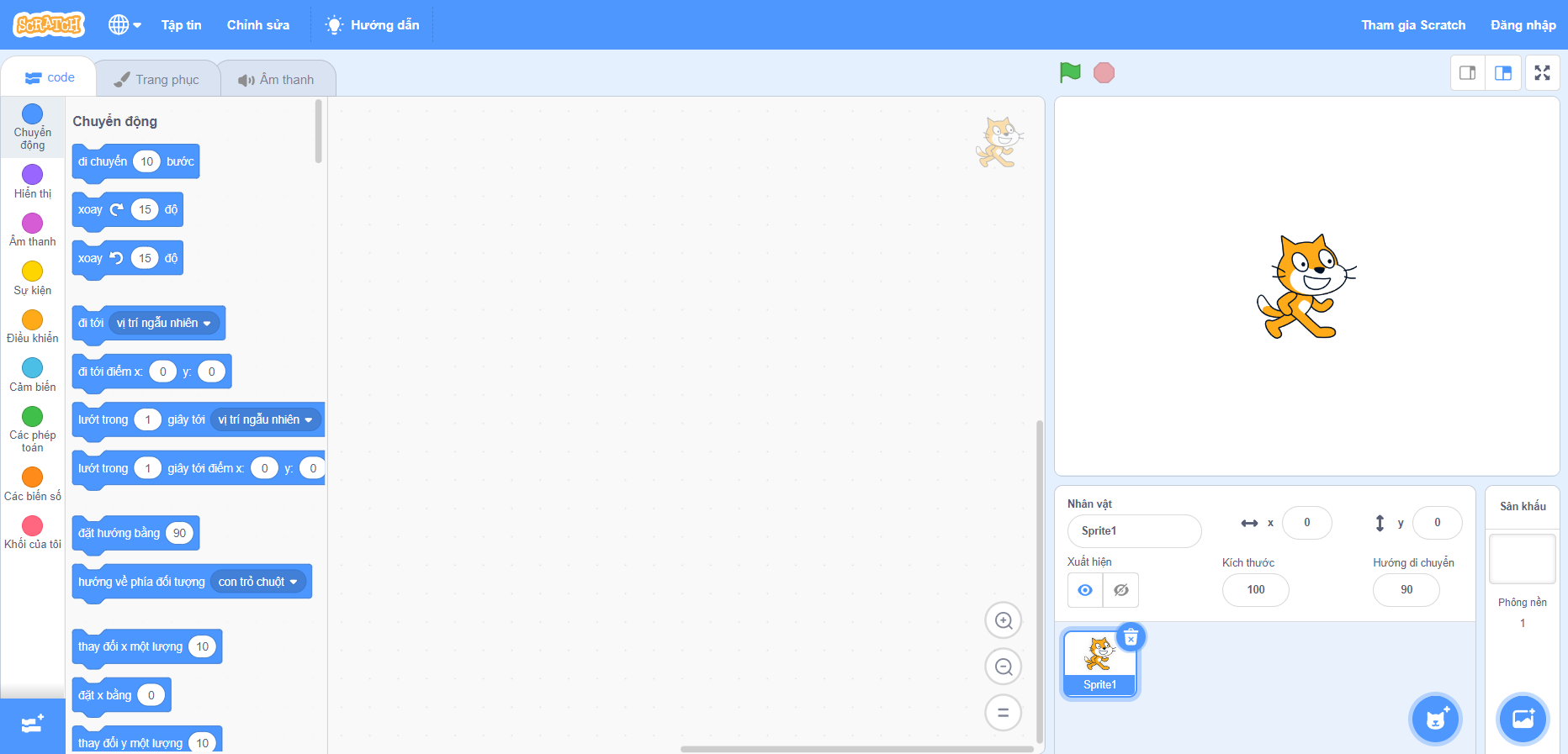 Tạo dự án Scratch cho người mới bắt đầu cùng DigiUni (Phần 1) - DigiUni ...